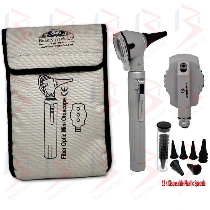 Otoscope Ophthalmoscope Led F.O Ent Diagnostic Examination Kit Grey ...